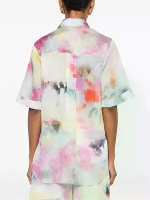 Aje Adina Floral Print Shirt