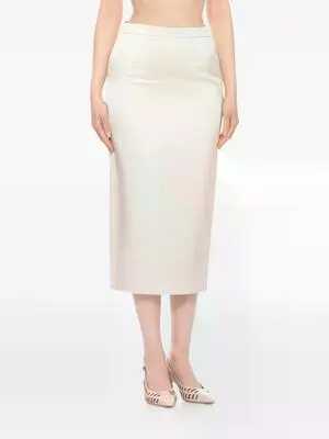 PT TORINO High-waisted Skirt With Rear Slit