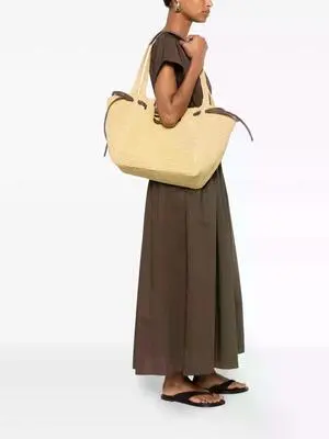 Tory Burch Romy Woven Tote Bag