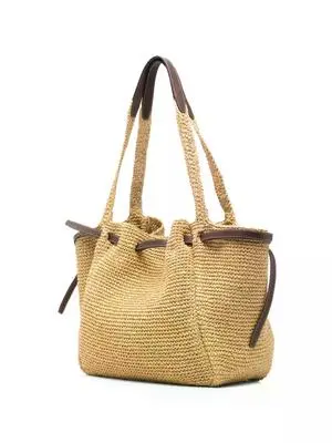 Tory Burch Romy Woven Tote Bag