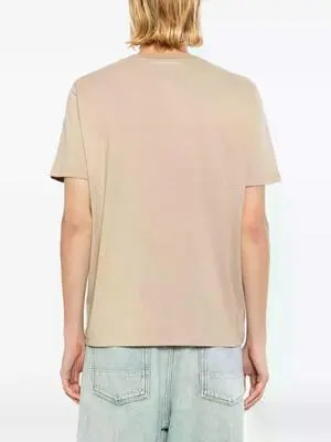 AGNES B. Dino-patch Pocket T-shirt - Brown