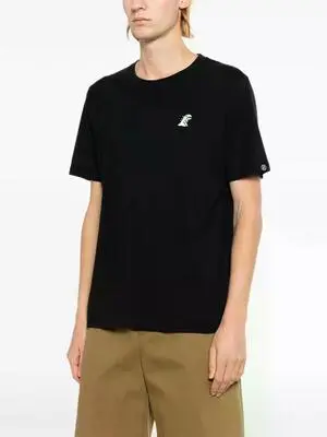 AGNES B. Dino-patch Crew-neck T-shirt - Black