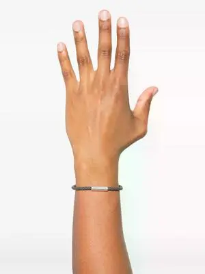 Le Gramme Braided Leather Bracelet