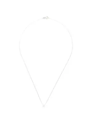 Le Gramme Alphabet Necklace - Silver