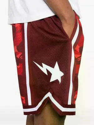 A BATHING APE Abc Camo Mesh Basketball Shorts