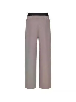 Dkny Elasticated Wide-leg Trousers