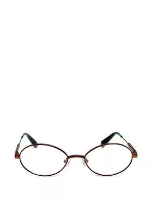 Jacquemus Jacquemus Meunier Oval Eyeglasses Brown