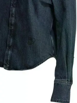 SA SU PHI Denim Shirt With Concealed Fastening