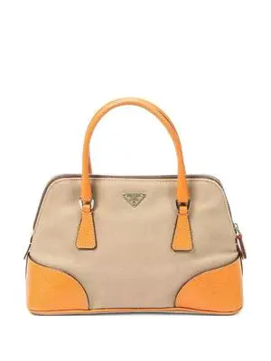 Prada Small Cinghiale Canapa Tote Bag - Neutrals