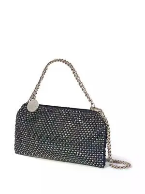 Stella McCartney Crystal-embellished Chain-link Clutch Bag