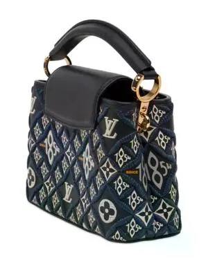 LOUIS VUITTON Capucines Bb Satchel - Blue