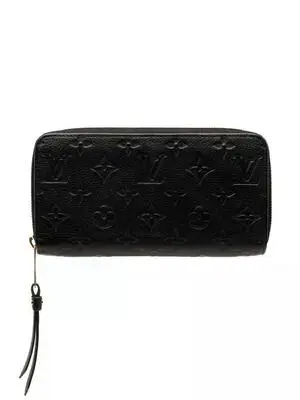 LOUIS VUITTON 2021-2026 Monogram Empreinte Zippy Wallet Long Wallets - Black