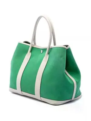 Hermès 2016 Toile And Negonda Garden Party 36 Tote Bag - Green