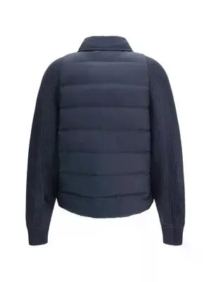 Brunello Cucinelli Monili Chain Padded Jacket - Blue