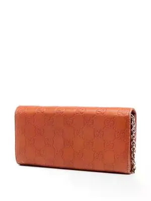 Gucci 2000-2015 Guccissima Dice Wallet On Chain Shoulder Bag