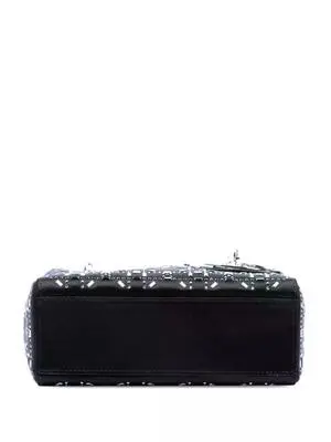 Dior Mini Lady Satchel With Cannage Strass Embellishments