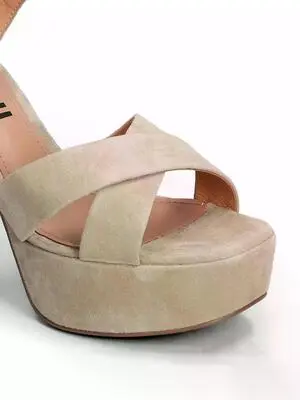BIBI LOU Platform Sandals With Crossover Straps