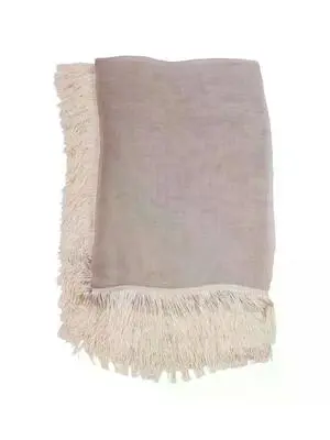 Faliero Sarti Ginny Fringe-trimmed Scarf - Neutrals