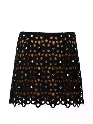 Michael Kors Mirror Embellished Mini Skirt
