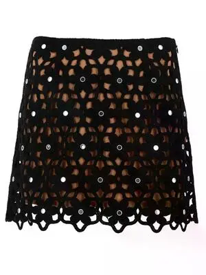 Michael Kors Mirror Embellished Mini Skirt