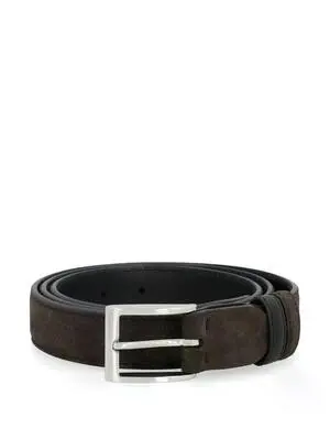 Hogan Reversible Leather Belt - Brown