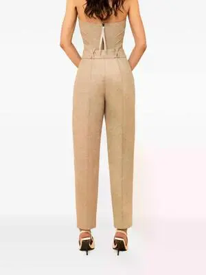 CONTESSA MILLS Aconitum Pleated Trousers - Neutrals
