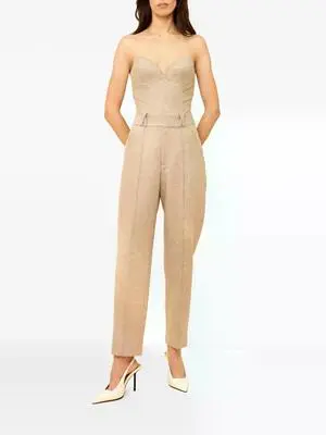CONTESSA MILLS Aconitum Strapless Wool Corset