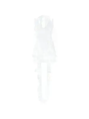 CONTESSA MILLS Holland Ruffle-trimmed Romper - White