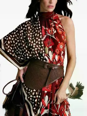 Johanna Ortiz Feline Spirit Leopard-print Scarf