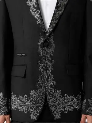Philipp Plein Baroque Strass-embellished Blazer