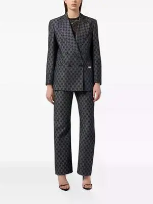 Philipp Plein Monogram Double-breasted Blazer