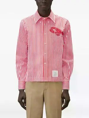 Thom Browne Lobster Striped Shirt