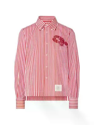Thom Browne Lobster Striped Shirt