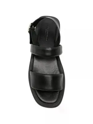 SERGIO MORETTI FIRENZE Padded Strap Buckle-fastening Sandals - Black