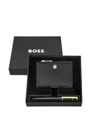 BOSS Logo-plaque Cardholder Pen Set