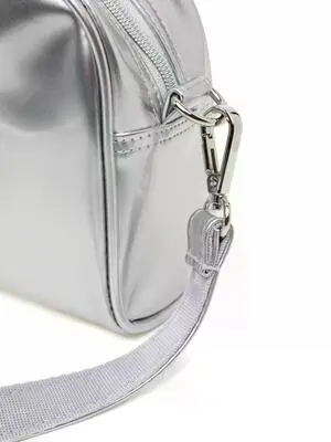 Adidas Logo Embossed Metallic Tote Bag