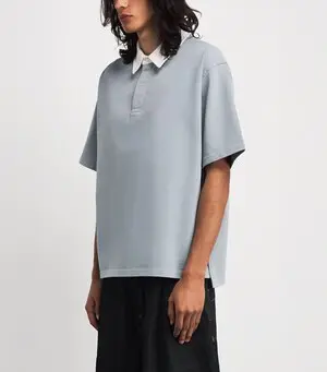 FRAME Contrast-collar Rugby Polo Shirt