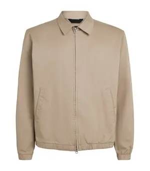 Rag & Bone Harrington Jacket In Stretch-cotton - Brown