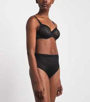 Simone Perele Lace Plume High-waist Thong