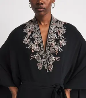 Zuhair Murad Embellished Cady Cape