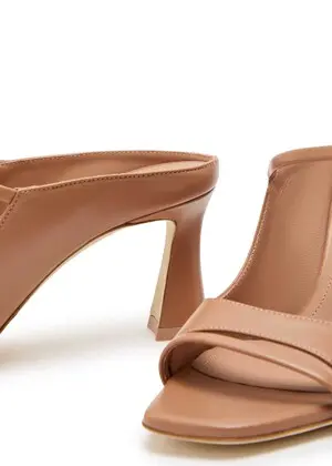 MALONE SOULIERS Rania 70 Leather Mules