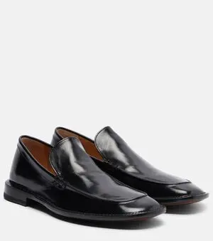 Calvin Klein Vela Leather Loafers - Black