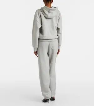 Victoria Beckham Jules Cotton Jersey Sweatpants