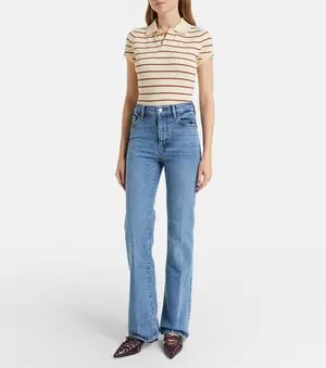 FRAME The Arrow Flared Jeans - Blue