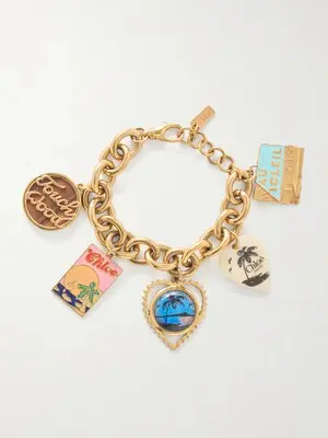 Chloé Gold-tone Charm Bracelet - Multi