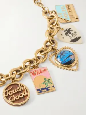 Chloé Gold-tone Charm Bracelet - Multi