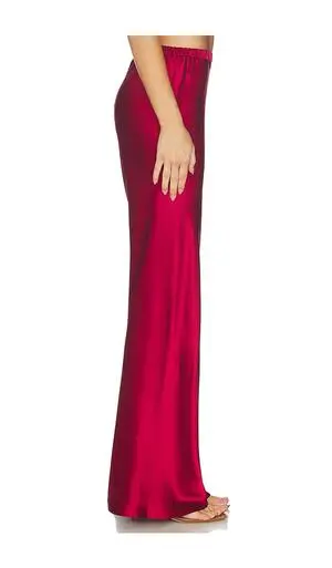 Comme Si The Silk Bias Pant - Red