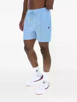 FILA Eusebio Logo-patch Track Shorts - Blue