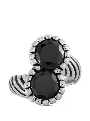 KING BABY STUDIO Sterling Two Stone Twisted Band Ring