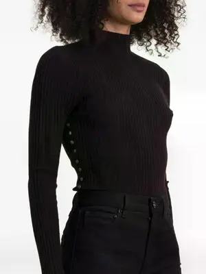 CONTESSA MILLS Benjamin Jumper Ribbed High Neck Long Sleeve
